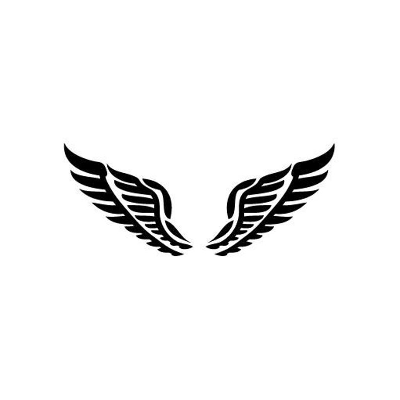 Wings Feather High - Vinyl Decal Sticker for Wall, Car, Bike, Iphone ...