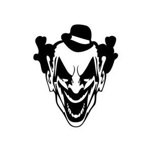 Clown Evil Laugh - Vinyl Decal Sticker for Wall, Car, Bike, Iphone ...
