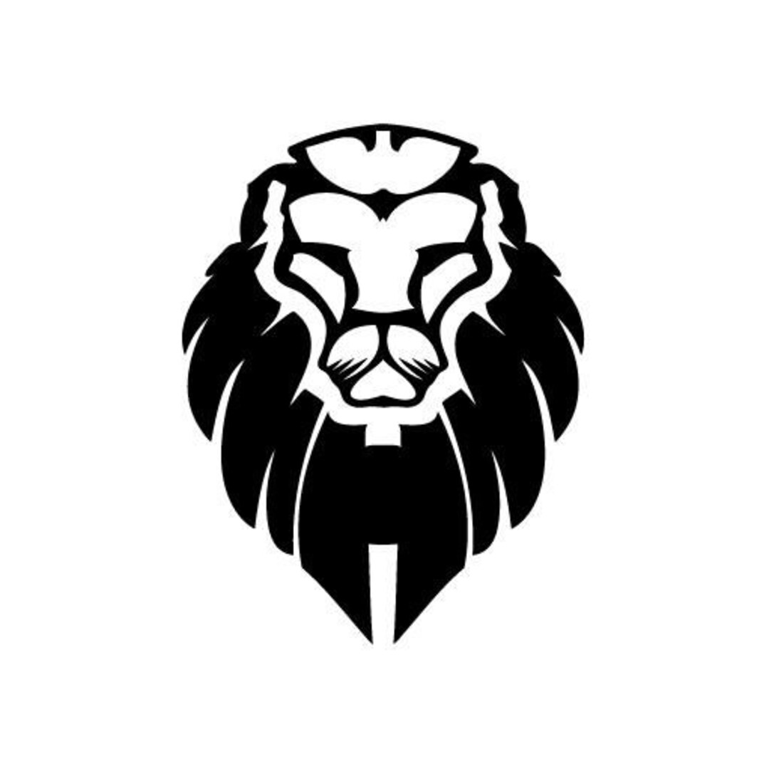 Lion King Brave Silent - Vinyl Decal Sticker for Wall, Car, Bike ...