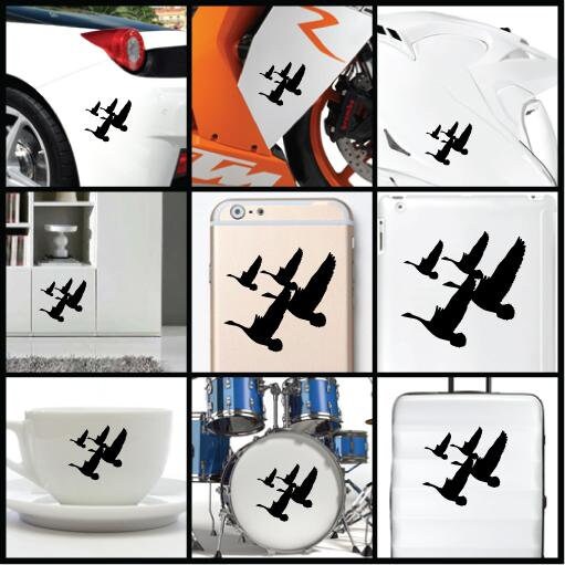Goose Family Vinyl Decal Sticker for Wall Car Bike | Etsy