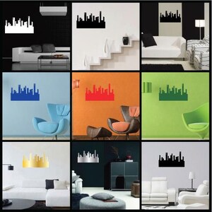 Skylight City Night - Vinyl Decal Sticker for Wall, Car, Bike, Iphone ...