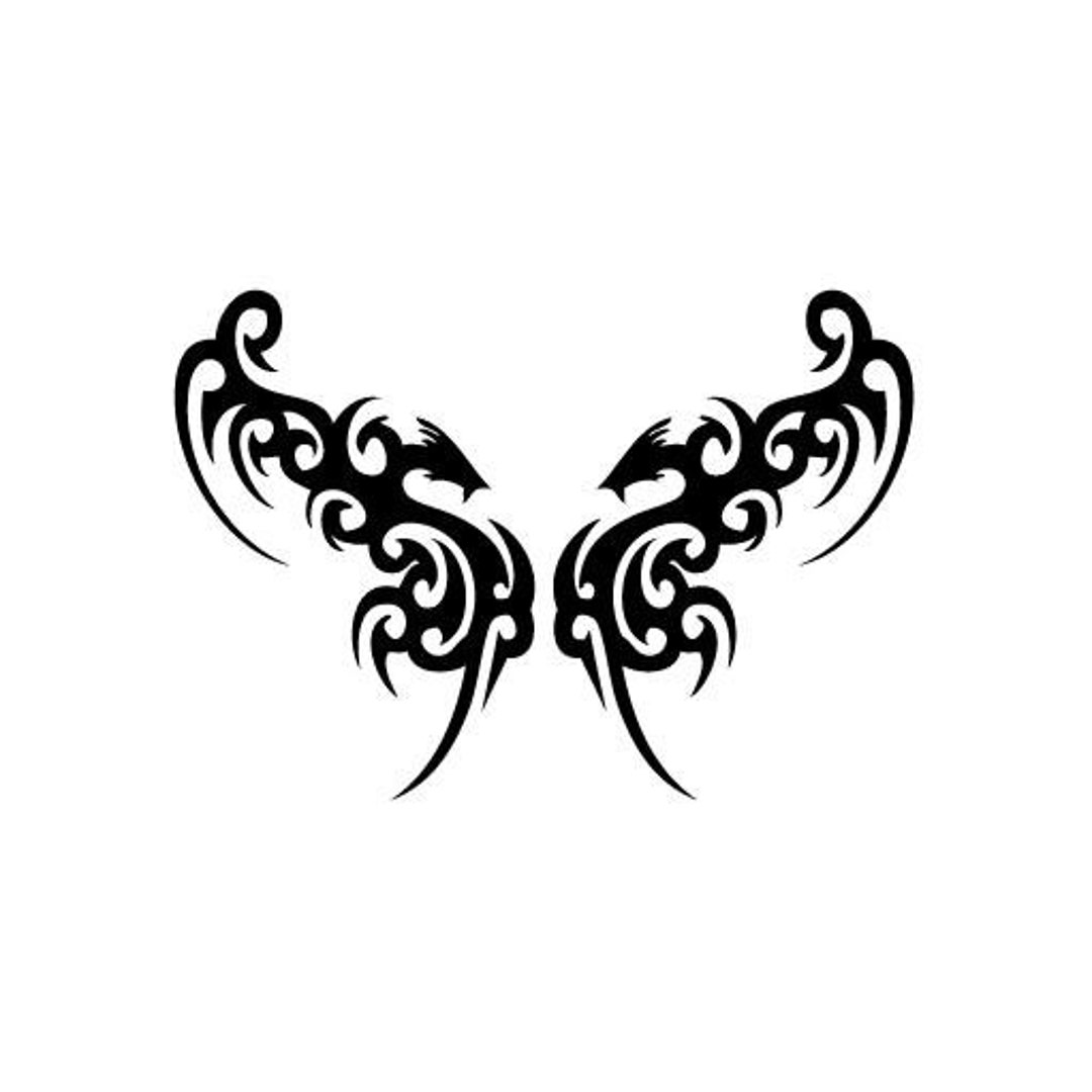 Wings Dragon Face - Vinyl Decal Sticker for Wall, Car, Bike, Iphone ...