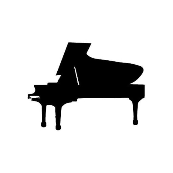 Piano Beauty Sound Vinyl Decal Sticker for Wall Car Bike | Etsy