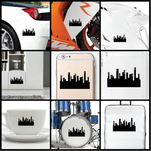 Skylight City Night - Vinyl Decal Sticker for Wall, Car, Bike, Iphone ...