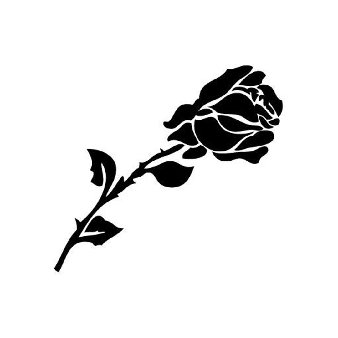 Rose Big One - Vinyl Decal Sticker for Wall, Car, Bike, Iphone, Ipad ...