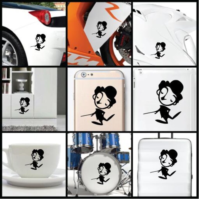 Charlie Chaplin Walk Vinyl Decal Sticker for Wall Car - Etsy