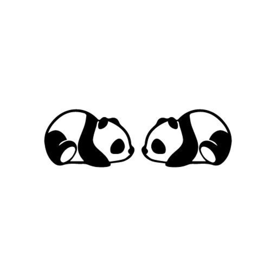 Panda Cute Sleeping - Vinyl Decal Sticker for Wall, Car, Bike, Iphone ...