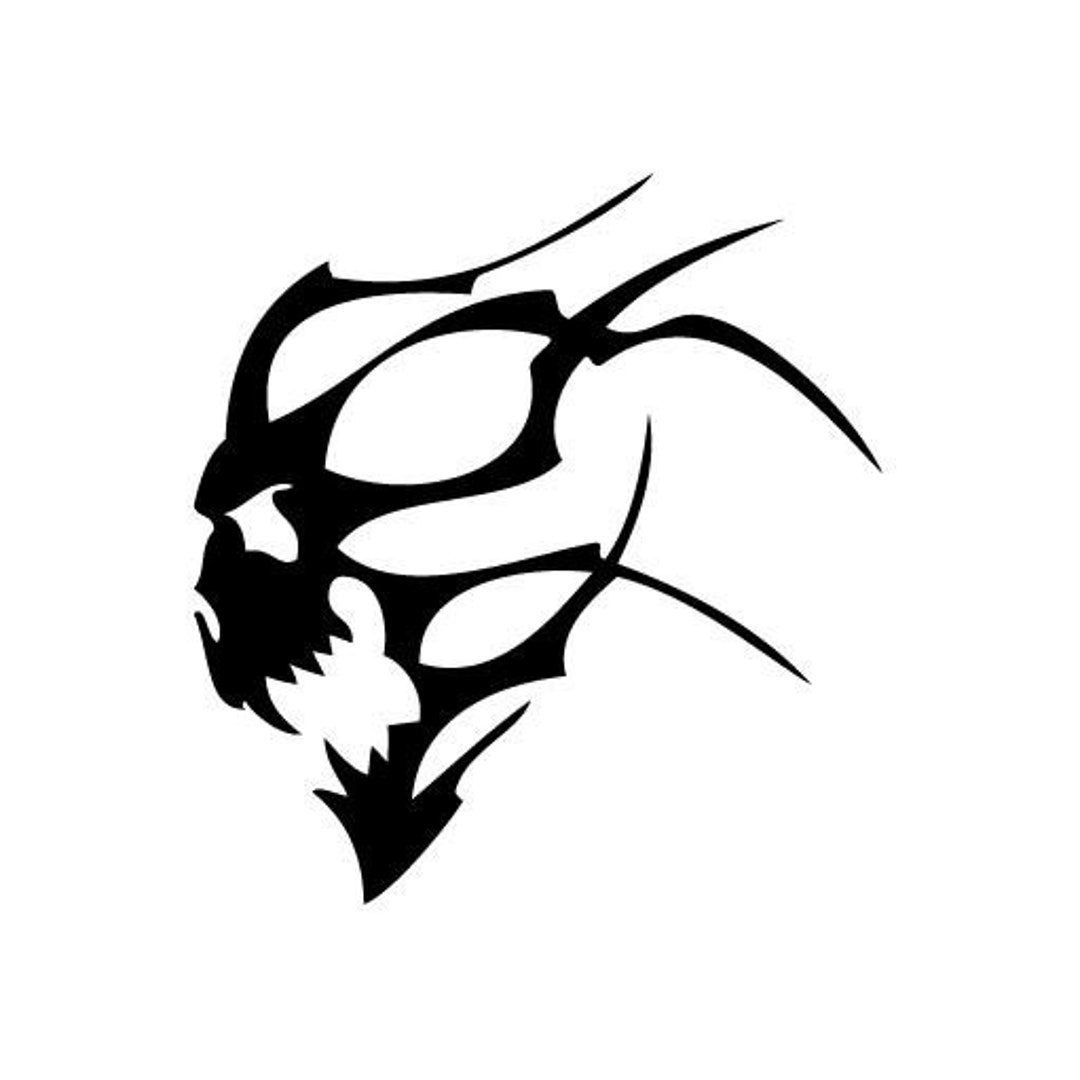 Skull Evil - Vinyl Decal Sticker for Wall, Car, Bike, Iphone, Ipad ...