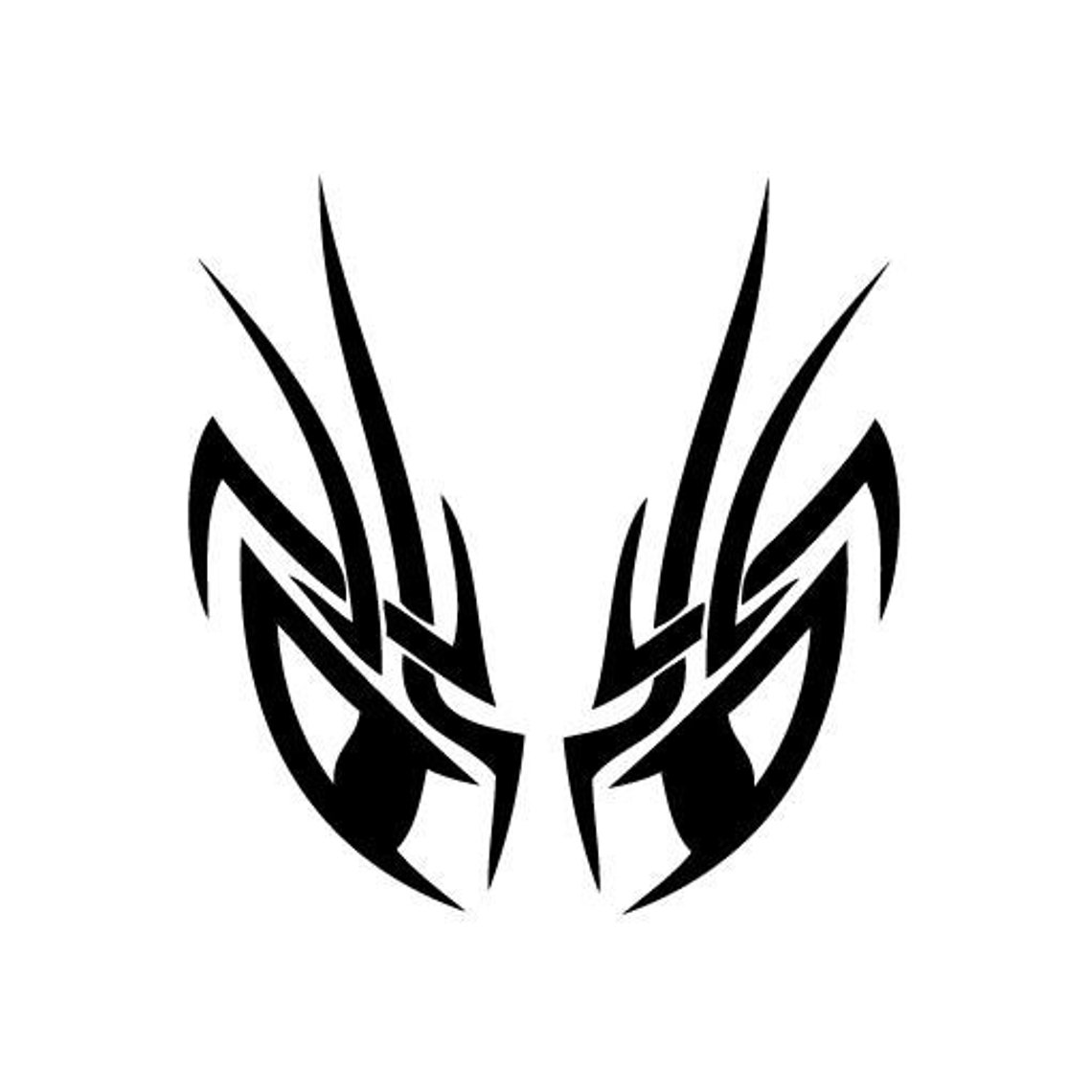 Eyes Demon - Vinyl Decal Sticker for Wall, Car, Bike, Iphone, Ipad ...