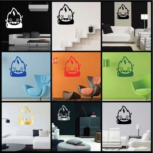 Fire Spirit Calcifer Vinyl Decal Sticker for Wall Car - Etsy