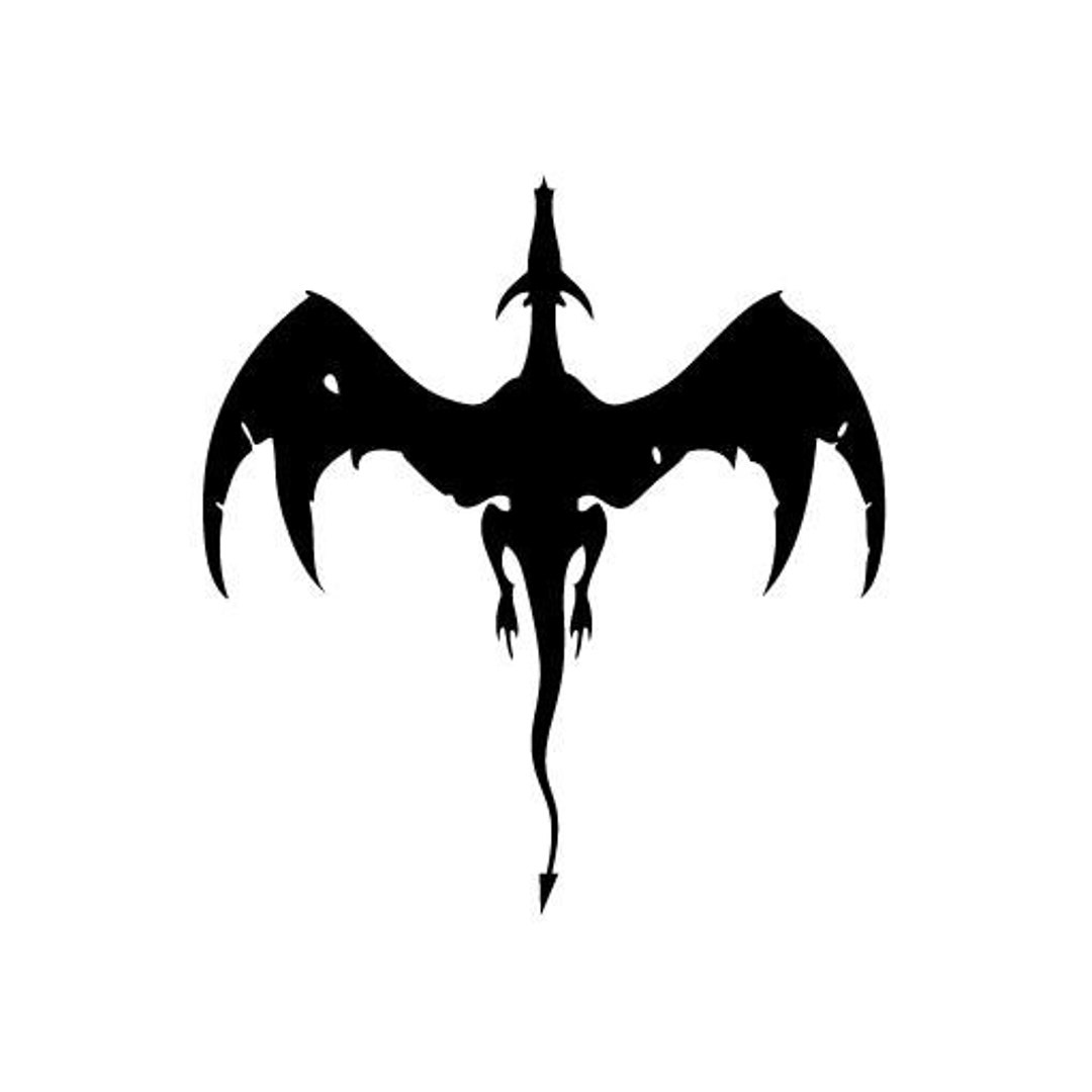 Dragon Top View - Vinyl Decal Sticker for Wall, Car, Bike, Iphone, Ipad ...