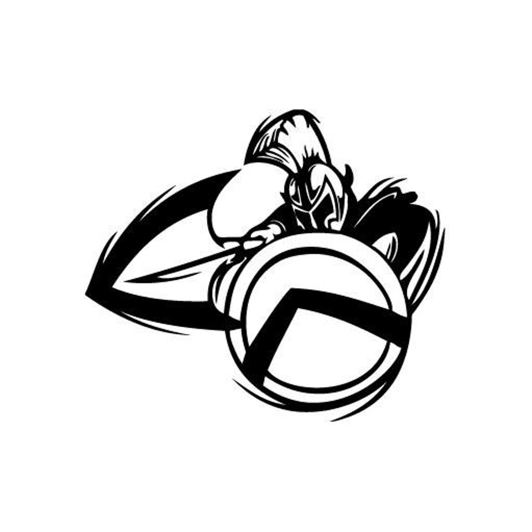 Spartan Spear - Vinyl Decal Sticker for Wall, Car, Bike, Iphone, Ipad ...