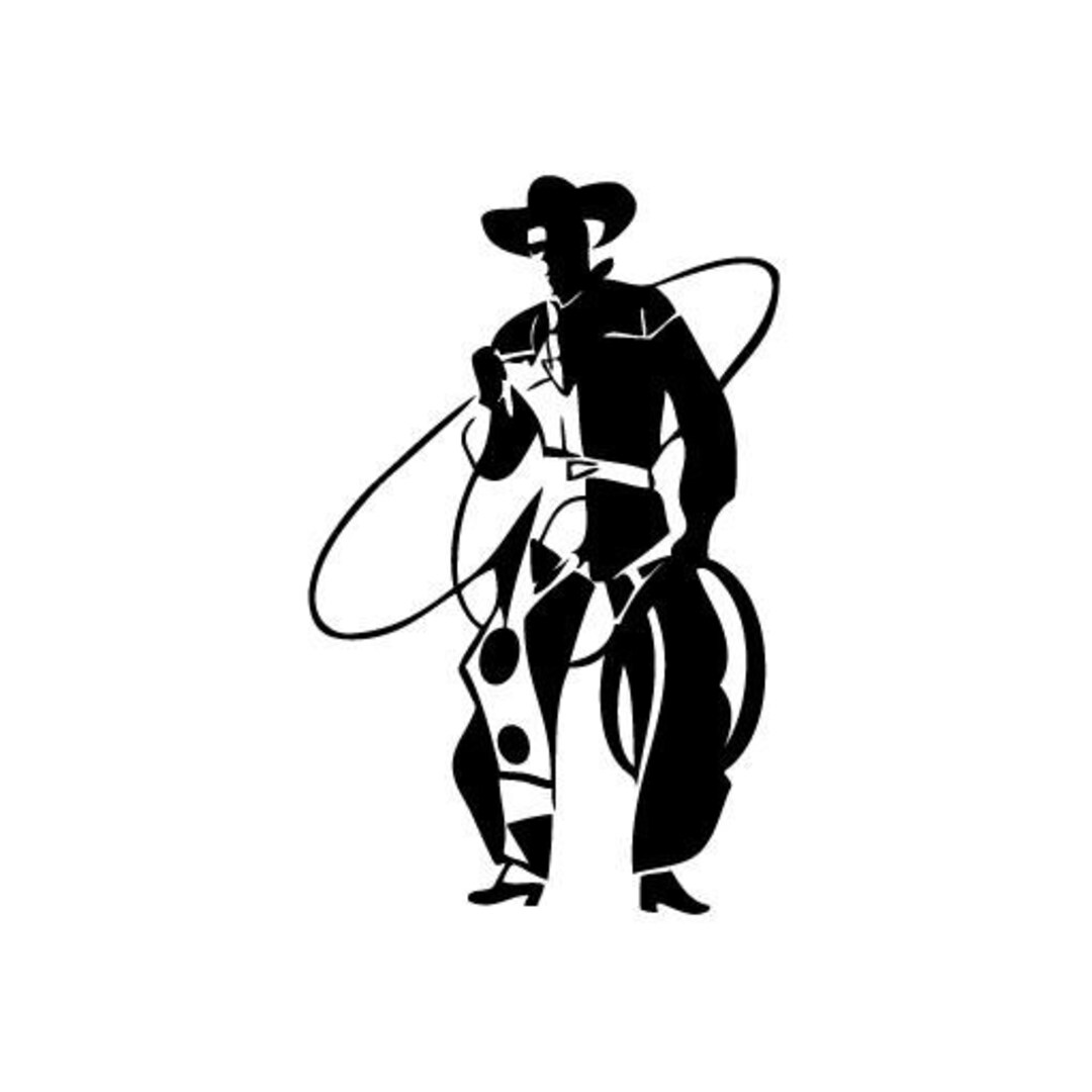 Cowboy Rope - Vinyl Decal Sticker for Wall, Car, Bike, Iphone, Ipad ...