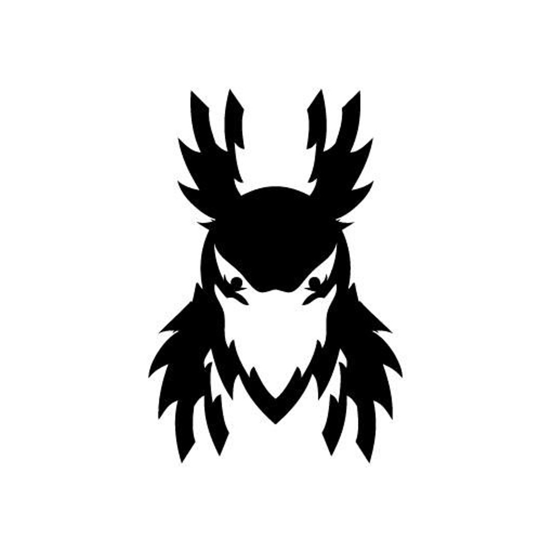 Crow Stare Mask - Vinyl Decal Sticker for Wall, Car, Bike, Iphone, Ipad ...