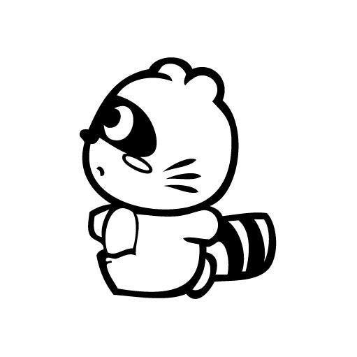 Civet Cat Walk Vinyl Decal Sticker for Wall Car Bike | Etsy