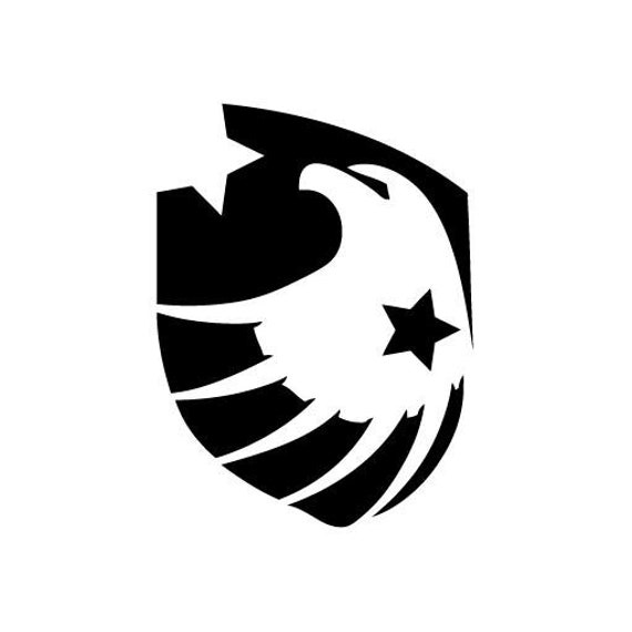 Eagle American Strong Shield Vinyl Decal Sticker for Wall | Etsy