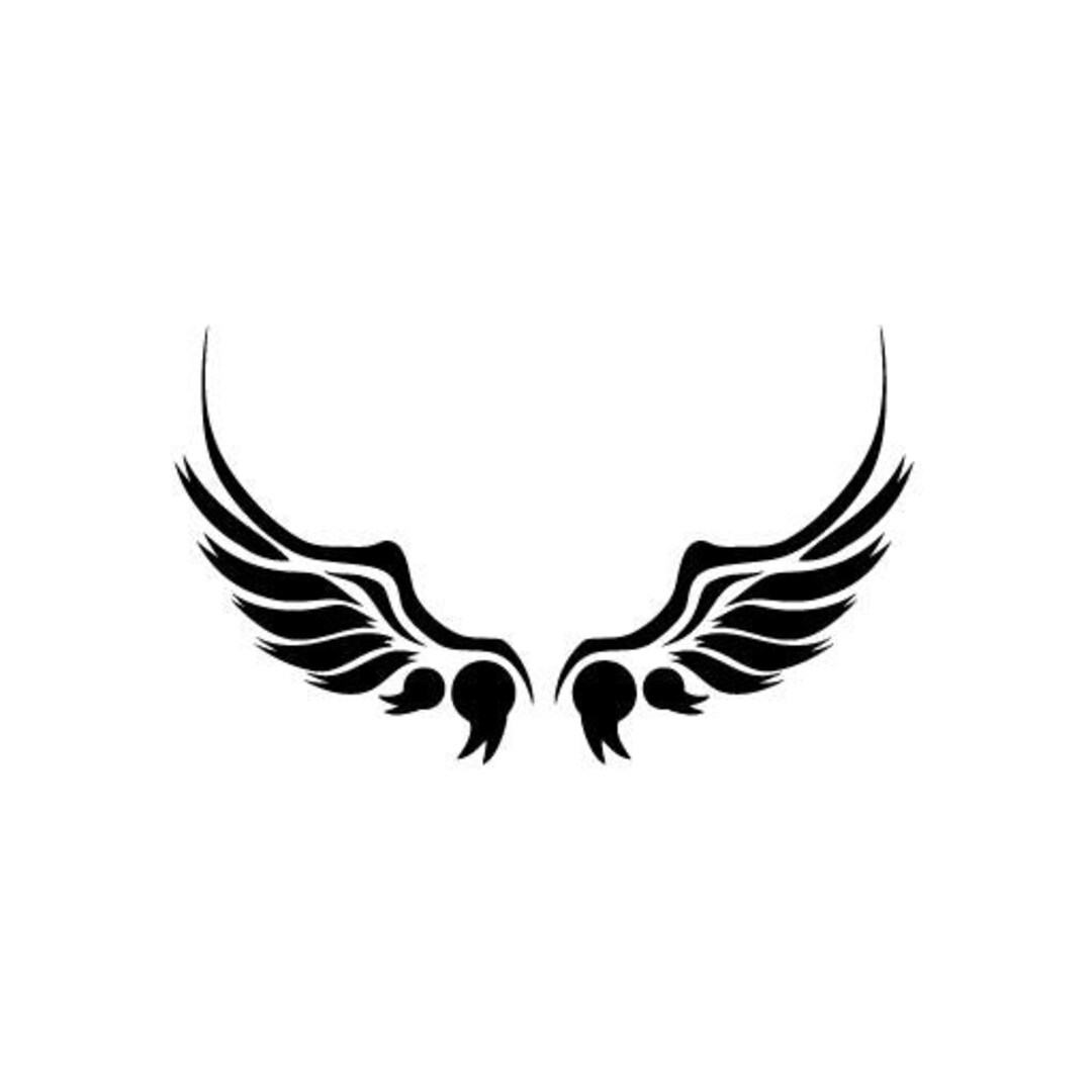 Wings Hero Power - Vinyl Decal Sticker for Wall, Car, Bike, Iphone ...