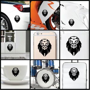 Lion King Brave Silent - Vinyl Decal Sticker for Wall, Car, Bike ...