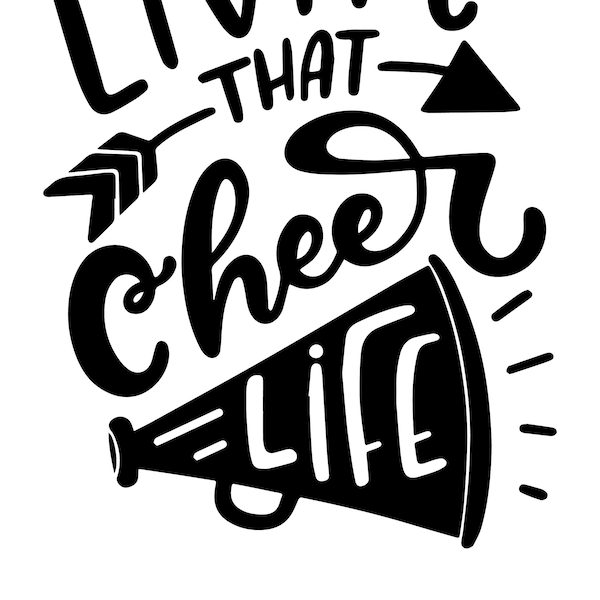 Cheer Cone Svg - Etsy