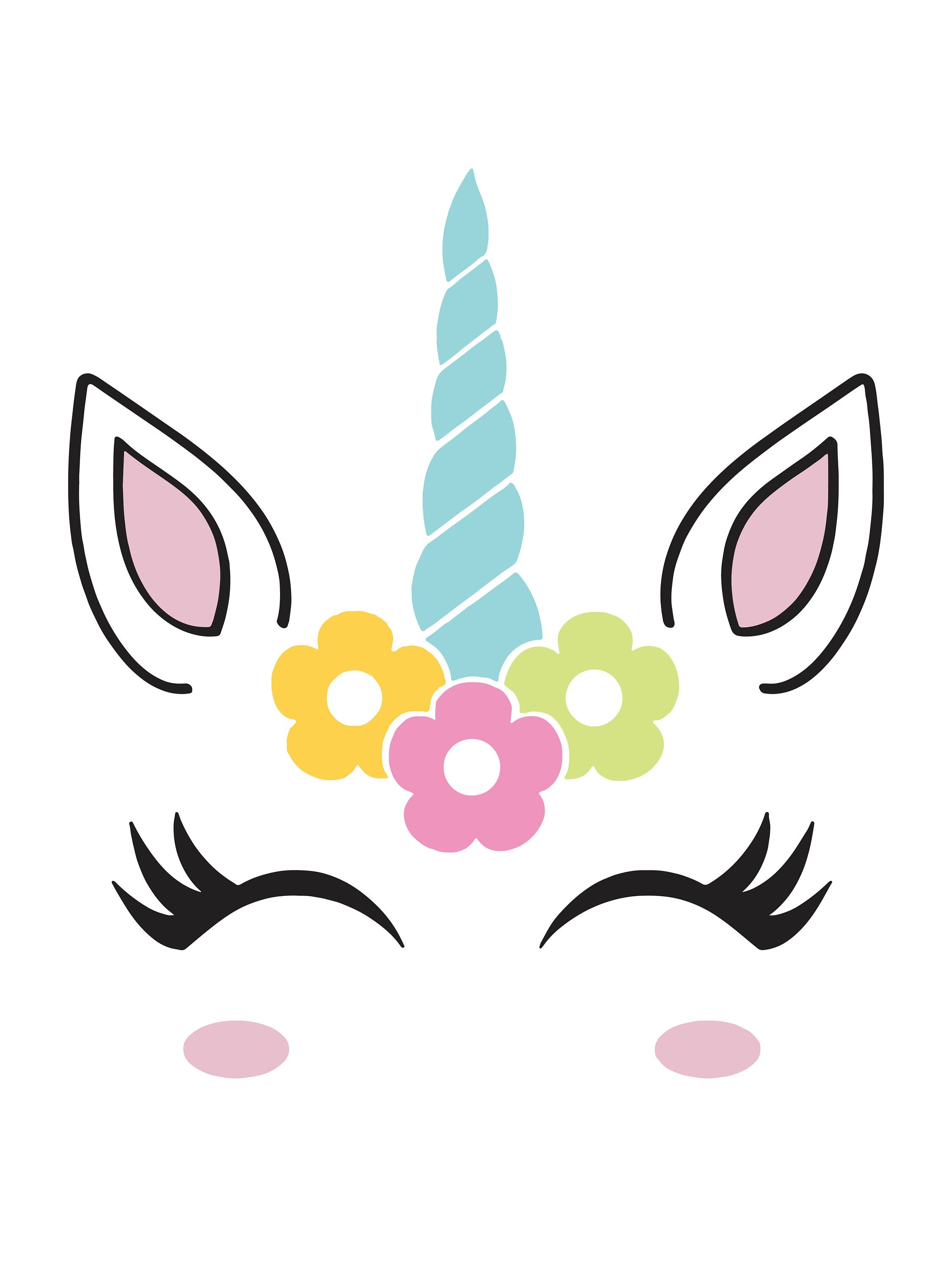 Unicorn Svg,unicorn Face Svg,unicorn Head Svg,unicorn Clipart ,svg ,jpg ...