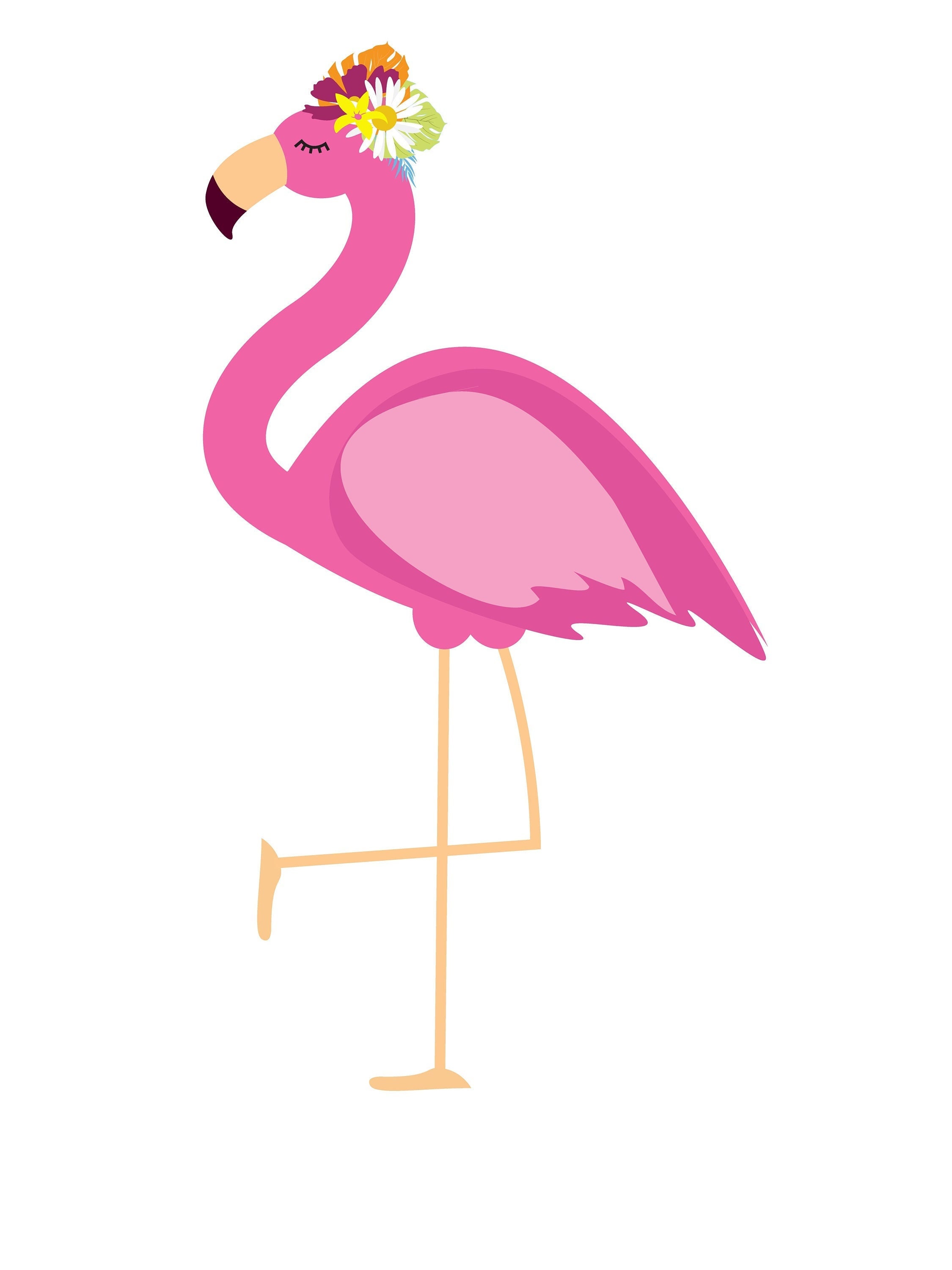 Flamingo SVG | Flamingo Clip Art | Pink Flamingo SVG | Cute Summer Svg ...