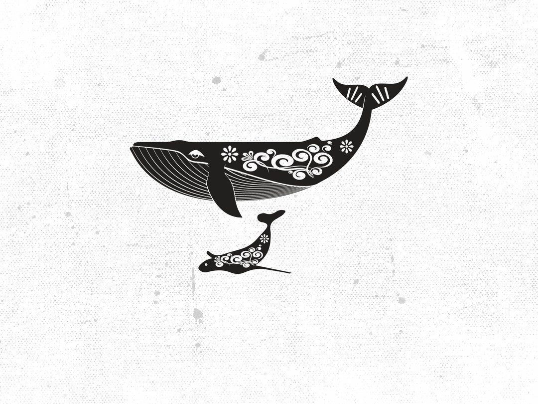 Humpback Whale Svg, - Etsy