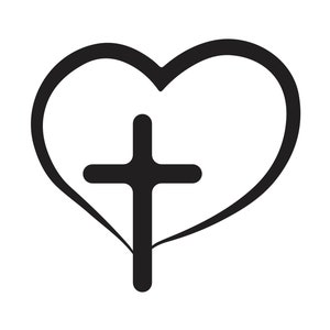 Cross Heart SVG | Cross Heart Cricut File | Digital File Download - Etsy