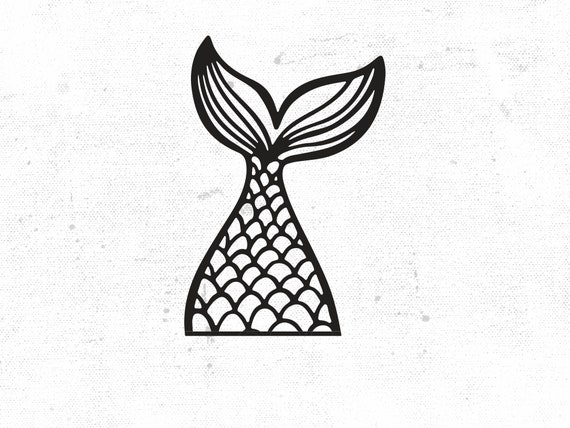 Mermaid Tail Svg Cut File Mandala Mermaid Svg Tail Svg Etsy