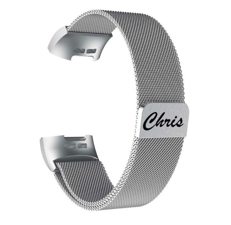 Personalized Fitbit Watch Band Milanese Fitbit Charge 3 Watch - Etsy