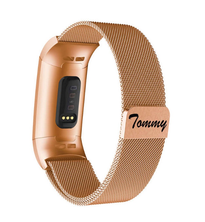 Personalized Fitbit Watch Band Milanese Fitbit Charge 3 Watch - Etsy