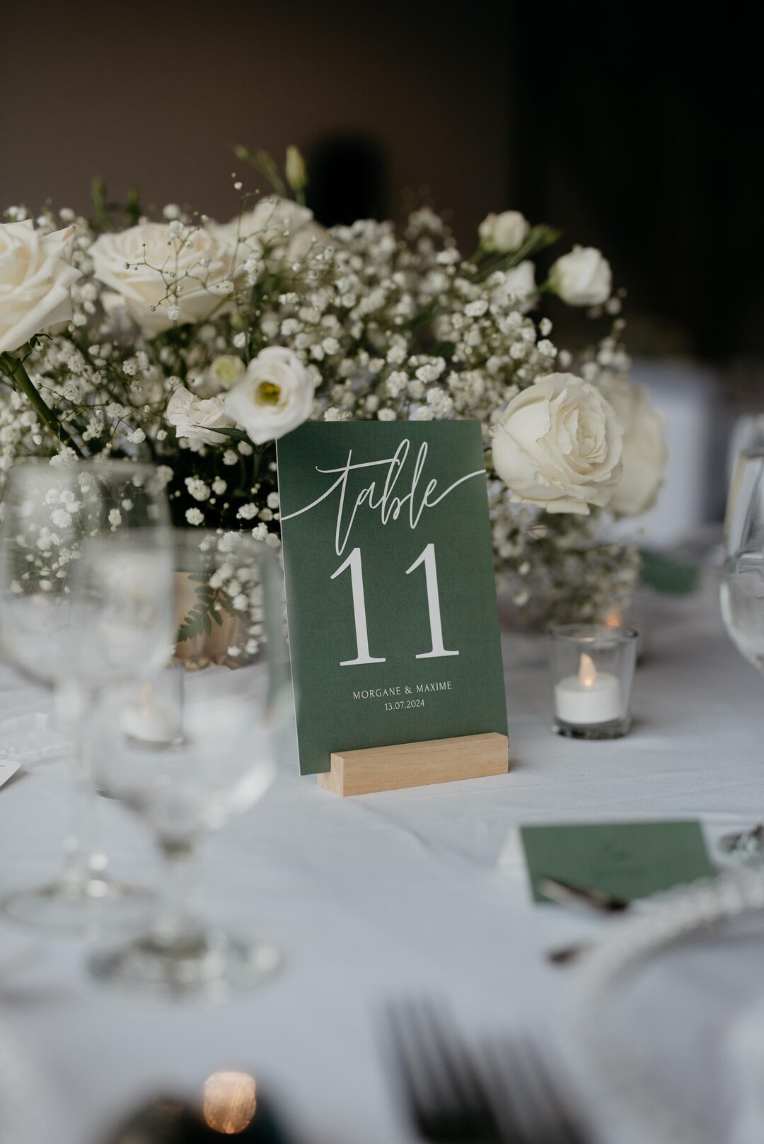 Table Numbers Digital Format. Printable. Wedding and Event. Instant ...
