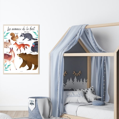 Fox PRINTABLE Art Woodland Animal Print Cute Fox Poster - Etsy