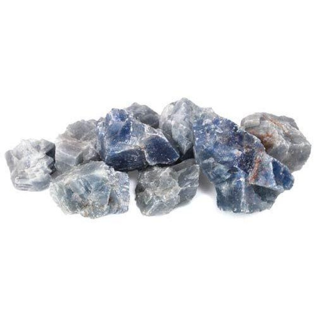 1 Lb Blue Calcite Untumbled Stones - Etsy