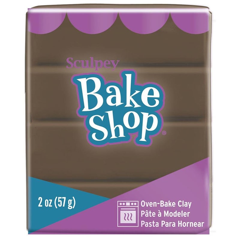 Sculpey Bake Shop Clay Brown - Etsy