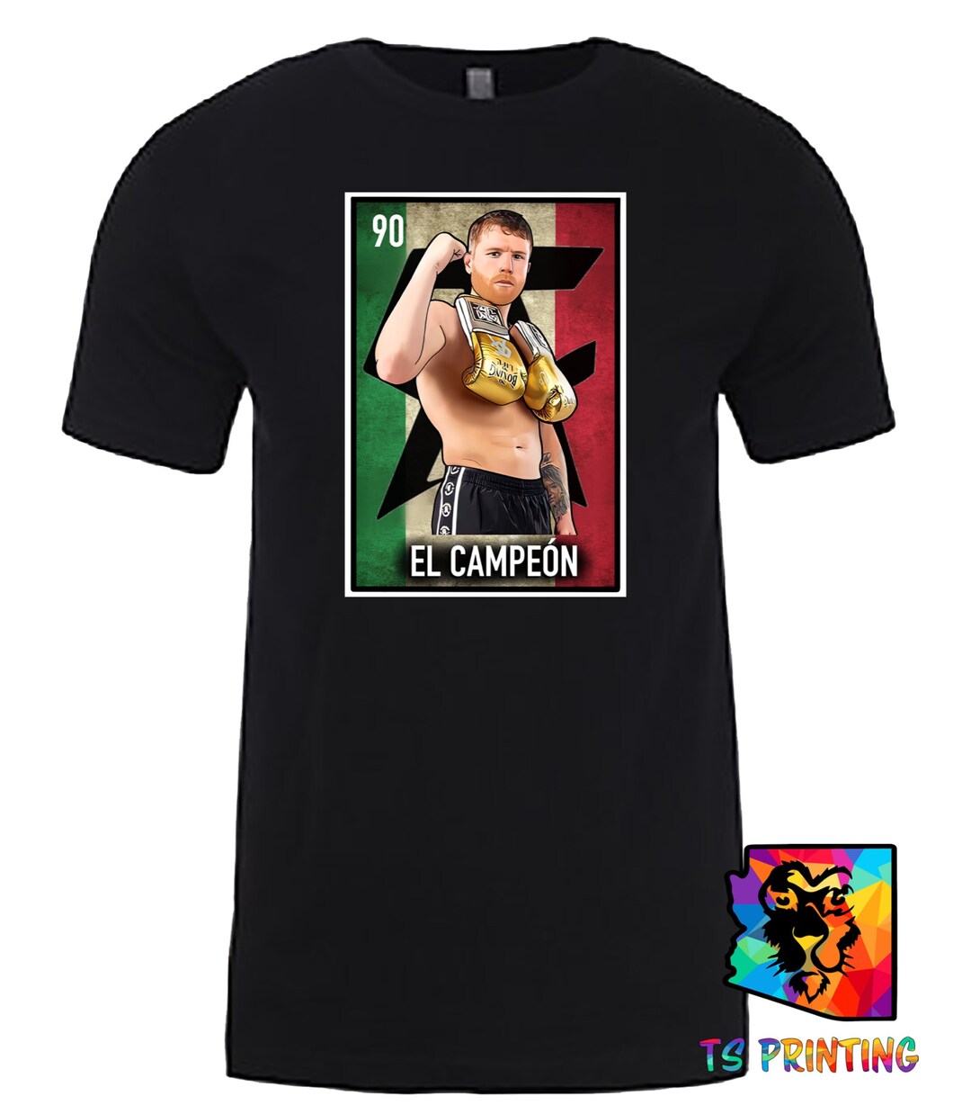El Campeón Canelo Lotería T-shirt - Etsy