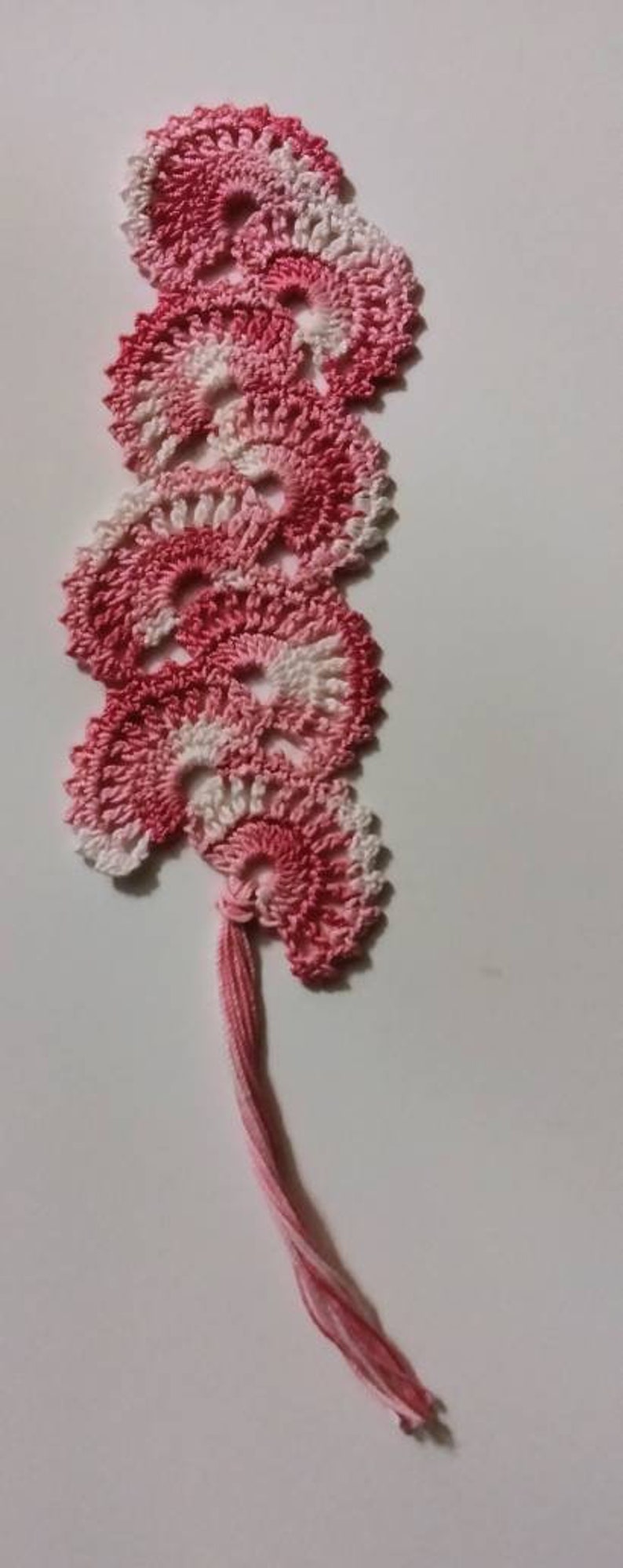 Lace Fan Bookmark Handmade Book Lovers Gift Crochet - Etsy