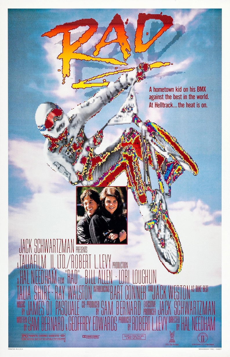 Free Same Day Shipping RAD BMX New 11x17 Poster - Etsy