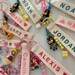 Princess Name Tag, Personalised Embroidery Name Tag, Princess Keyring ...