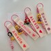 Princess Name Tag, Personalised Embroidery Name Tag, Princess Keyring ...
