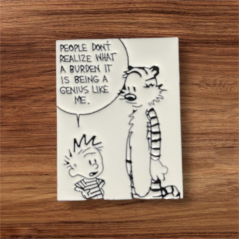 Calvin and Hobbes Enamel Pin - Etsy