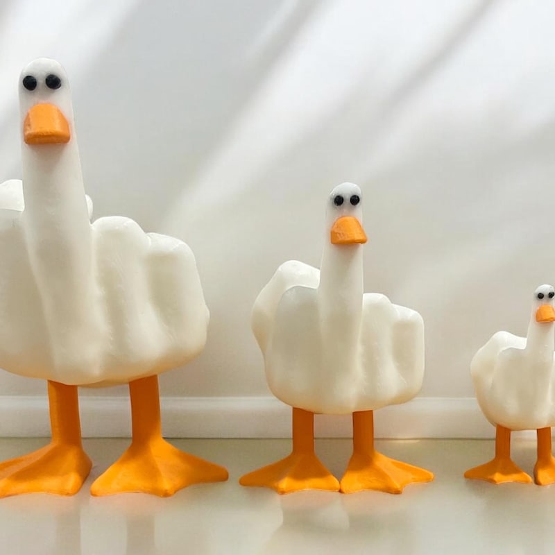 Middle Finger Duck - Etsy