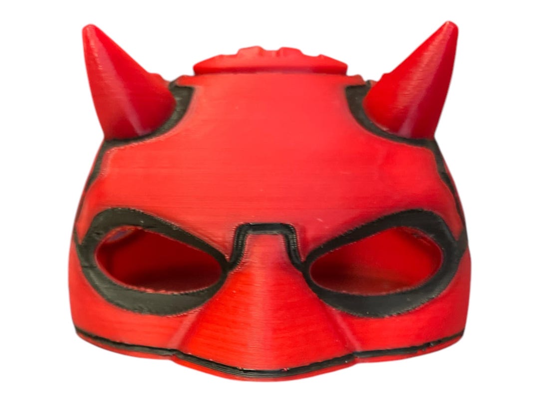 3D Printed Devil Mask for Cats - Etsy
