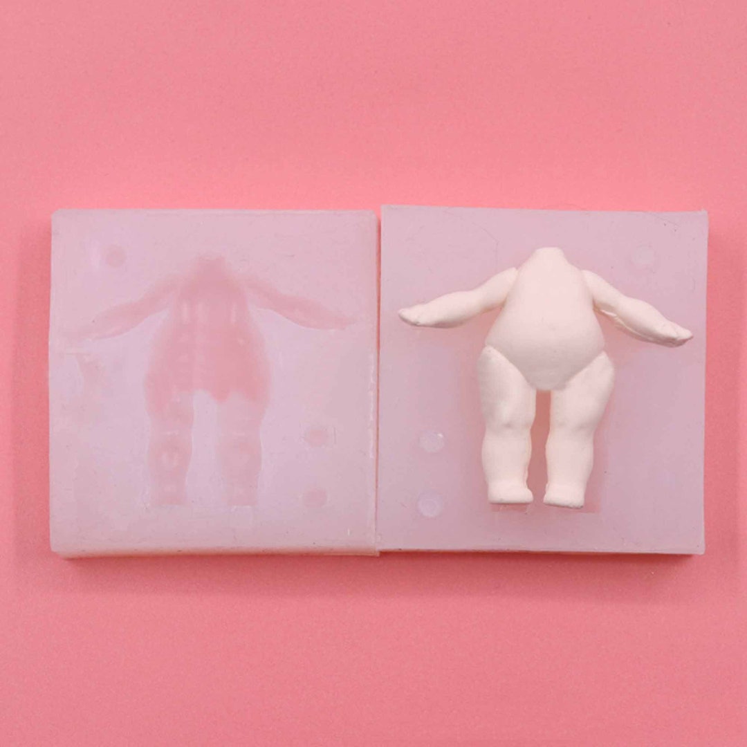 Cartoon Body Moldbody Mold Silicone Phantomdoll Soft Clay - Etsy