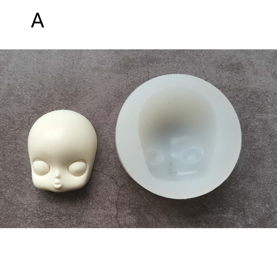 Baby Face Mold, Super Light Clay Face Mold, Soft Clay Face Mold, Barbie ...