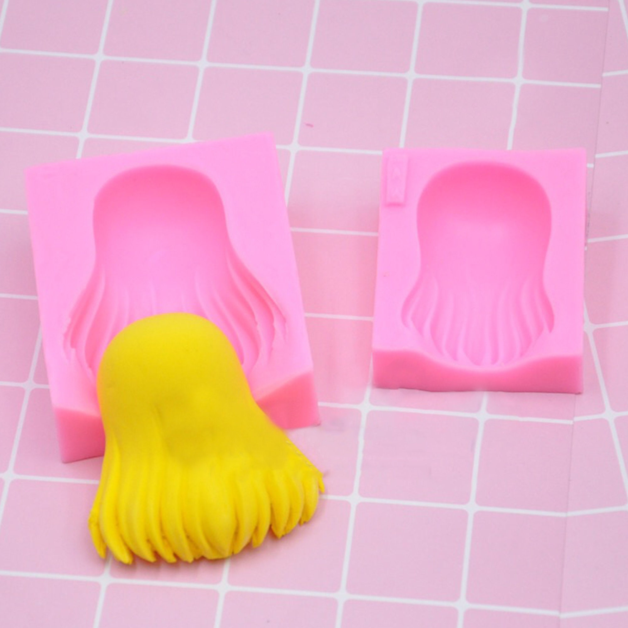 Molde para cabello largo Nendoroid versión Q molde para - Etsy México