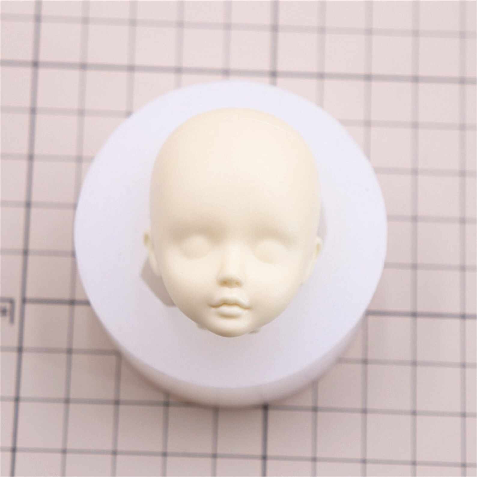 Ultra-light Clay Face Mold BJD Silicone Face Mold Stone | Etsy