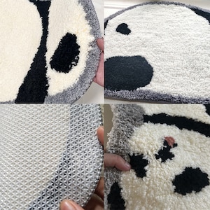 Cute Sleeping Panda Rug, Cartoon Panda Bath Mat, Cute Bathroom Rugs for ...