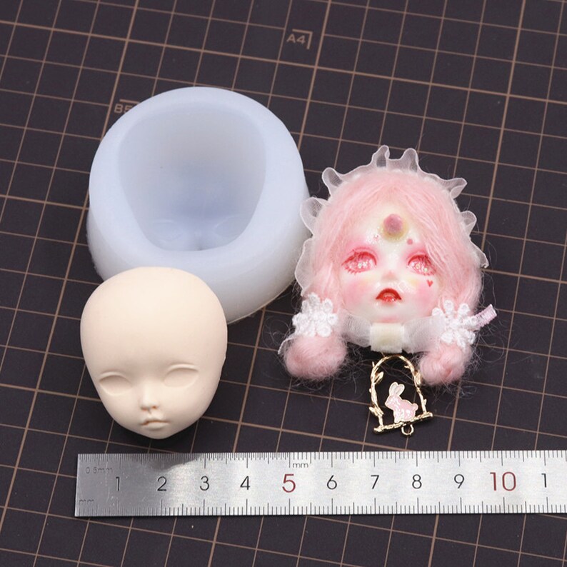 Cute Face Mold Face Silicone Mold Face Mould Face Silicone - Etsy