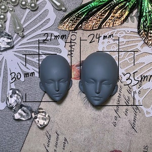 Clay Molds Female Head Molds 3D Molds Crafts Toys Correct - Etsy