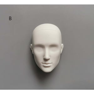 Handsome Face Mold, Silicone Face Mold, Ultra-light Clay Face Mold ...